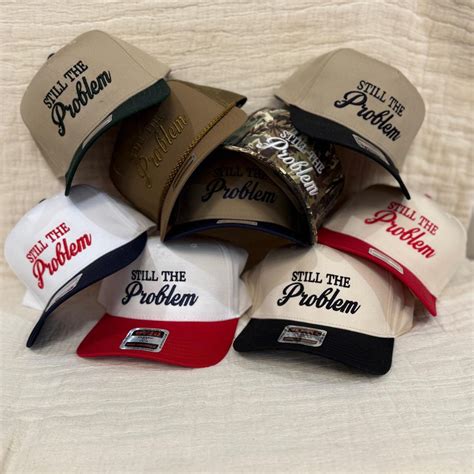 Trucker Hat Morgan Wallen Still The Problem 3d Embroidery Snapback