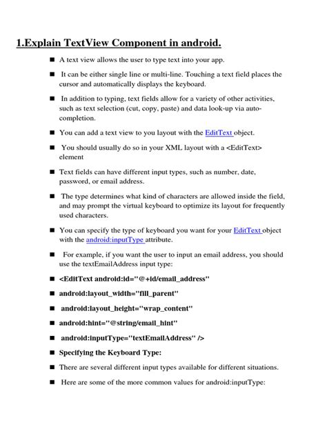 android component pdf computer keyboard software development
