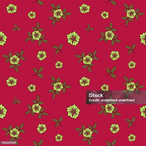 직물 피복 인쇄 직물 백 스플래시 및 포장지에 대 한 손으로 그린 판타지 꽃 완벽 한 패턴입니다 꽃과 나뭇잎 끝 없는 벡터 일러스트 레이 션 0명에 대한 스톡 벡터 아트 및