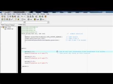 How To Make Gotoxy Int X Int Y Function In C YouTube