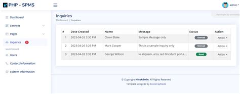 Service Provider Management System Using Php And Mysql Source Code Free Download Sourcecodester