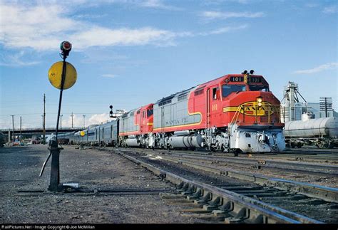 Atsf 101 Atchison Topeka And Santa Fe Atsf Emd Fp45 At Albuquerque New Mexico By Joe Mcmillan