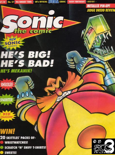 Vgjunk Sonic The Comic Covers