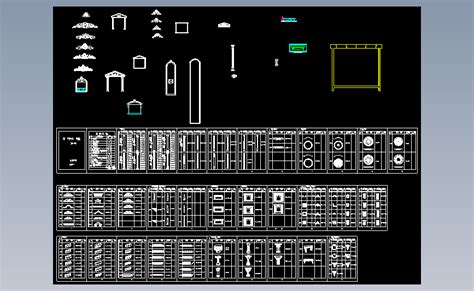 欧式建筑构件详图 Autocad 模型图纸下载 懒石网