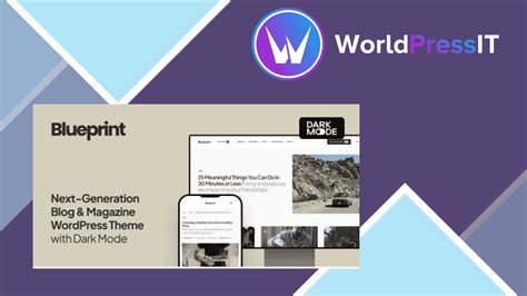 Blueprint Next Generation Blog And Magazine Theme Worldpress It