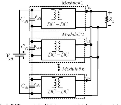 Figure 1 From Input Voltage Sharing Control For Input Series Output Parallel Dc Dc Converters