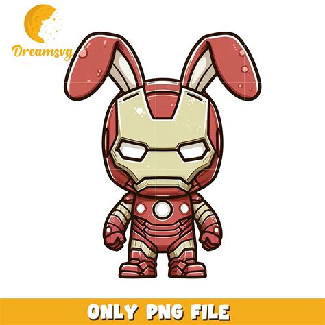 Iron Man Bunny Png Clipart Dreamsvg Store