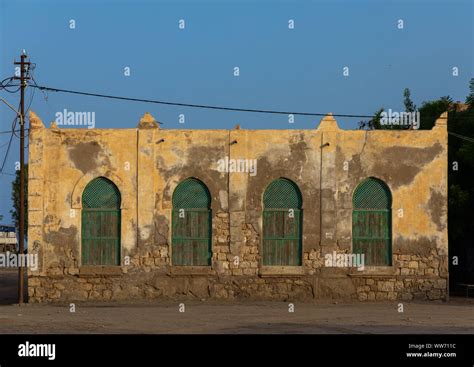 Ottoman Architecture House Northern Red Sea Massawa Eritrea Stock