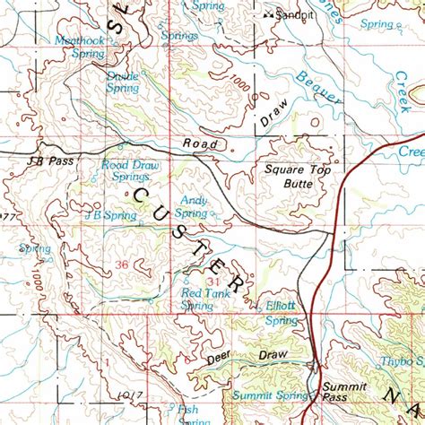 Redig Sd 1980 100000 Scale Map By United States Geological Survey