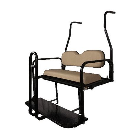 Profx Golf Cart Rear Seat Kit For Club Car Ds Golf Carts Buff Cushions Fits 1982 2000 Models
