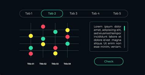 Premium Vector Dot Plot Diagram Ui Element Template
