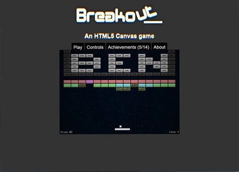 Html5 Game Breakout Android Book Programming Tutorial Android