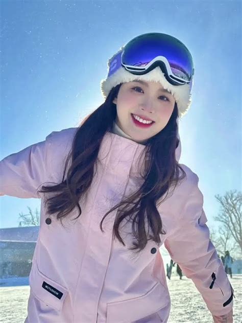 여성 스키복 세트 트렌디 스키 상의 바지 슈트 따뜻한 퀼트 Youtube