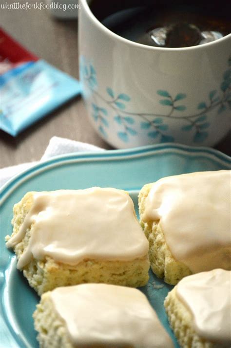 Black Tea Glazed Vanilla Bean Scones What The Fork