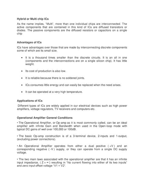 Classification Of Ics Integrated Circuits Docsity