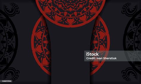 빈티지 장식품이 있는 블랙 엽서와 로고와 텍스트가 있는 장소 빈티지 장식으로 디자인 배경 0명에 대한 스톡 벡터 아트 및 기타 이미지 0명 곡선 골동품 Istock