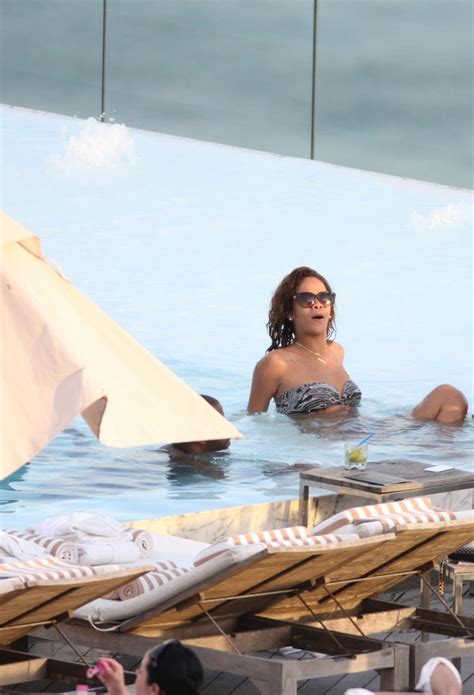 Rihanna Wearing Bikini At The Pool In Rio De Janeiro Porn Pictures Xxx Photos Sex Images