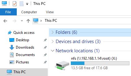 HowTo Mount NFS Share Server 2016 DavidontheCloud Com David Papkin Technical Resources