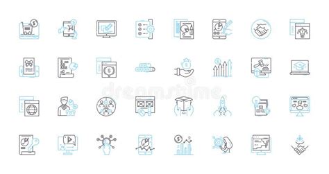 Cyber Editions Linear Icons Set Cybersecurity Encryption Malware