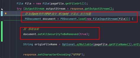 java 读取pdf写成流报错pdf contains an encryption dictionary please remove it with