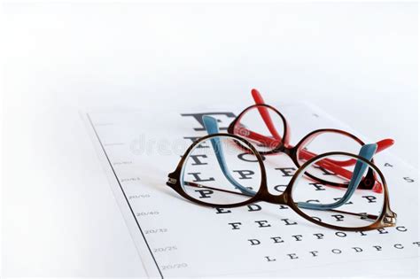 Eye Glasses And Eye Chart Stock Image Image Of Healthcare 308542385