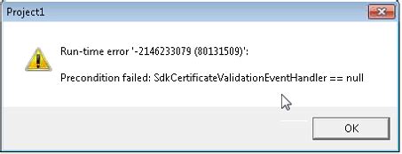 OPC Labs Precondition Failed SdkCertificateValidationEventHandler Null OPC Labs Online
