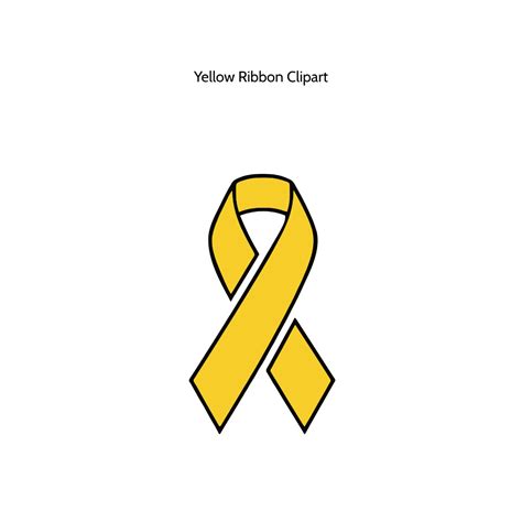 Free Yellow Ribbon Clipart Template To Edit Online
