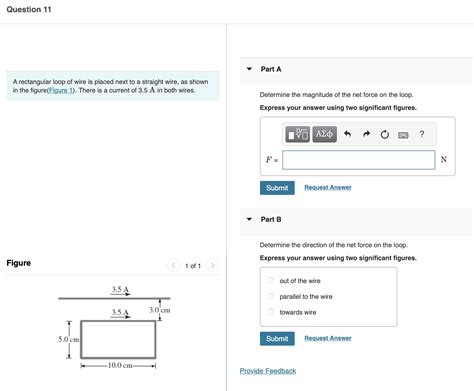 Solved A Rectangular Loop Of Wire Is Placed Next To A St