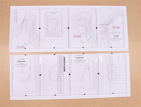 Assembling A4 Letter Patterns Threads By Caroline