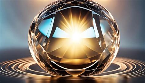 Abstract Light Refractions Premium Ai Generated Image