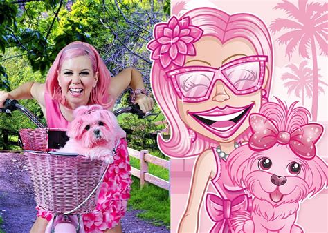 The Pink Lady Of Hollywood Is Kitten Kay Sera Miss Kisses The Pup