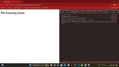 Kartik Gupta On Linkedin I Created A Simple Guessing Game Using Js And Httml Took Me 3 Complete