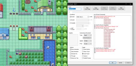 Event Moves Only 1 Tile Down Instead Of 4 What Am I Doing Wrong The