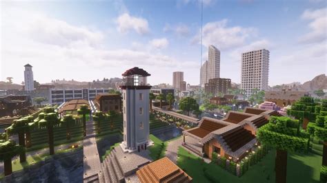 Custom Survival Village City Minecraft Map