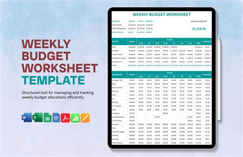 Editable Work Sheet Templates In Excel To Download