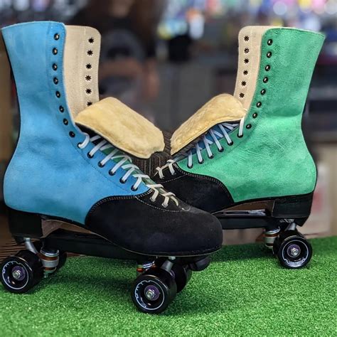 Custom Riedell Colorlab 172 Og Rhythm Roller Skate