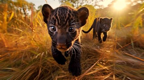 Premium Ai Image Lankan Leopard Cub