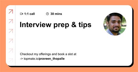 Interview Prep And Tips With Praveen Kumar