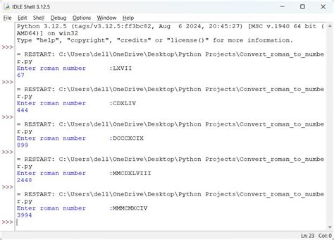 Shubh Gupta On Linkedin Python Codingprojects Romannumerals