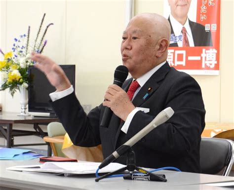 ＜オスプレイ 配備の先に＞原口一博氏、改めて計画反対を強調 佐賀市で会見 行政・社会 佐賀県のニュース 佐賀新聞