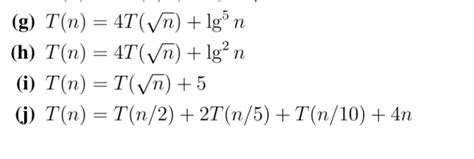Solved Give Asymptotic Upper And Lower Bounds For T N In Chegg