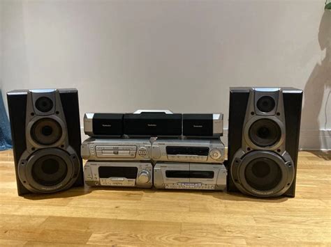 TECHNICS HIFI SOUND Stereo System With Surround Speakers Set 15 94 PicClick UK
