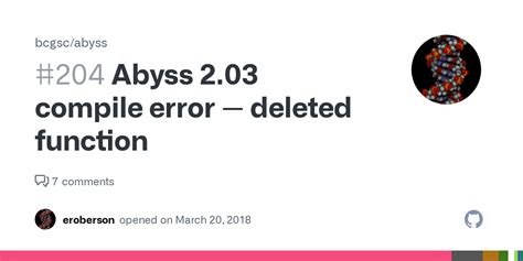 abyss 2 03 compile error deleted function · issue 204 · bcgsc abyss