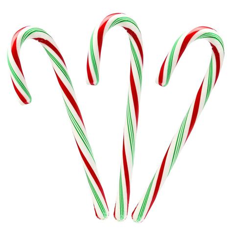 Bobs Sweet Stripes Red White And Green Peppermint Candy Canes 12 Piece Box Bestcandyshop