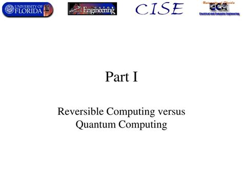 Ppt Reversible Computing Powerpoint Presentation Free Download Id