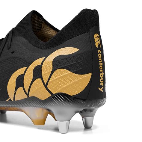 Canterbury Adults Speed Falcon Elite Soft Ground Rugby Boots Black