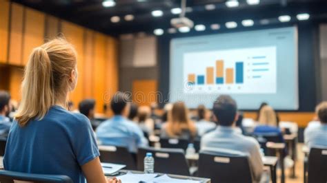 Engaging Education Teacher Delivering A Captivating Presentation In
