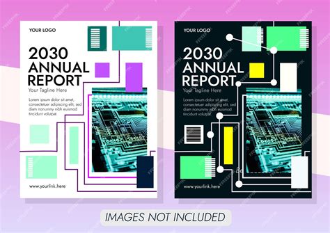 Premium Vector Annual Technology Report