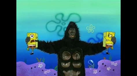 Spongebob Squarepants Gorilla Scene Nostalgie Bob Kunst