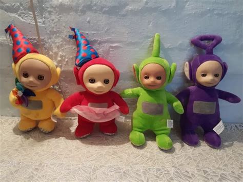 Talking Teletubbies Plush Soft Toys Full Set Of 4 Read Description £13 00 Picclick Uk